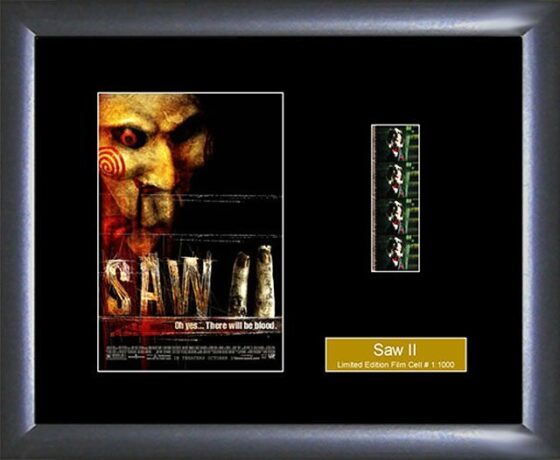 Saw II Film Cell collectible horror memorabilia Limited Edition