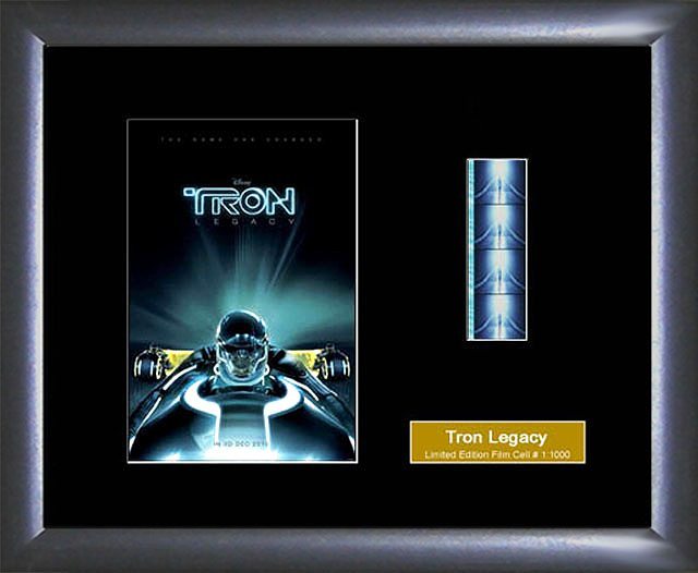 Tron Legacy Film Cell collectible sci-fi memorabilia Limited Edition
