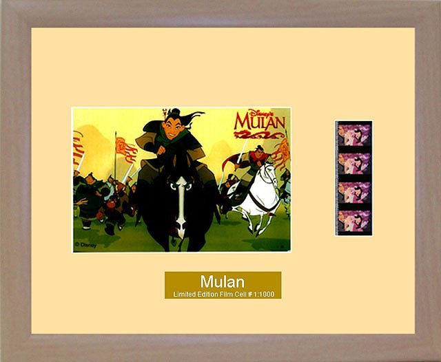 Mulan Film Cell collectible memorabilia Limited Edition