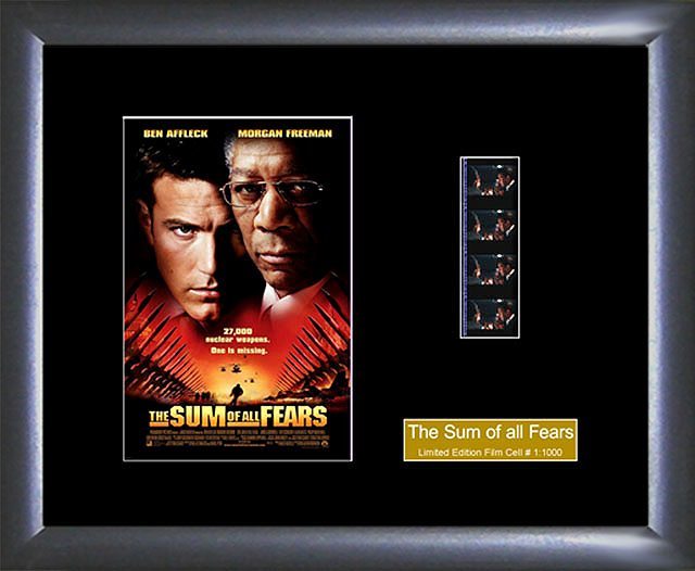 The Sum of All Fears Film Cell collectible memorabilia Limited Edition