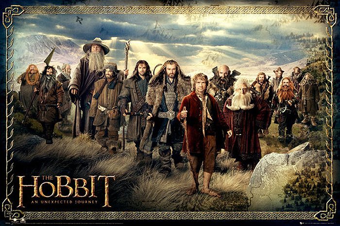 FP2679-THE-HOBBIT-cast - Go Memorabilia